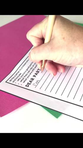 About Me Letter Flipbook Back To School Reflection & Goal Setting