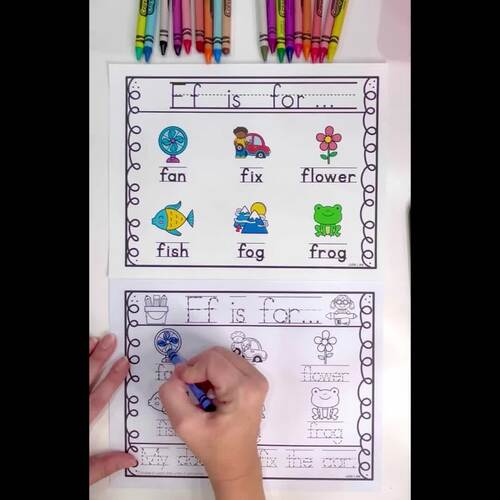 Writing Simple Words Activities for Kindergarten and PreK Writing Center