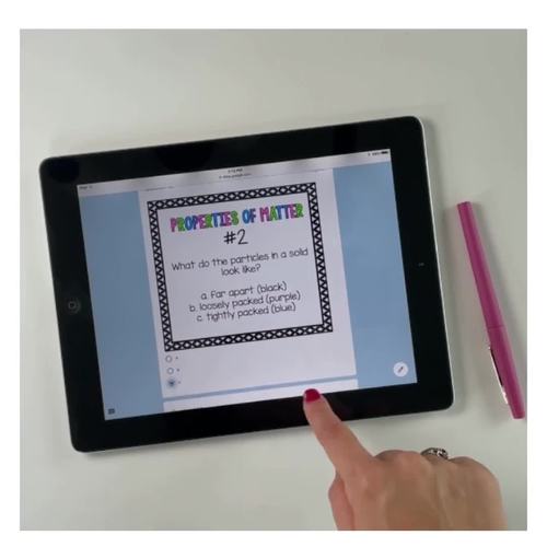 Properties of Matter Task Cards and Color by Number (Print, Google Forms)