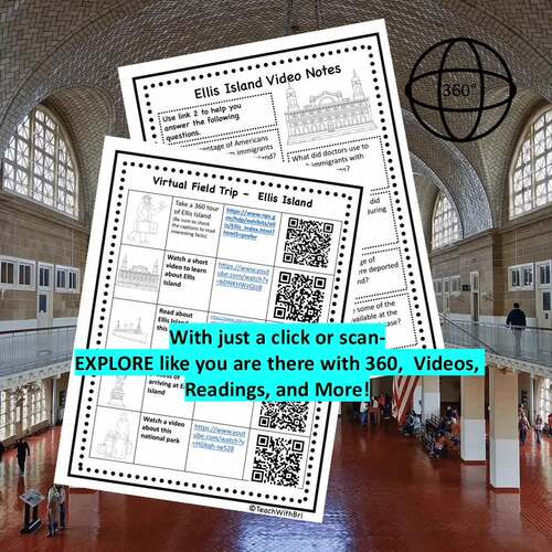 Ellis Island Virtual Field Trip US History and Immigration by TeachWithBri