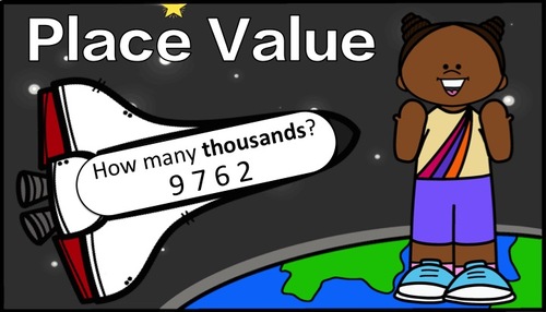 Place Value: How Many? Up to Thousands (Outer Space) by Move and Groove ...
