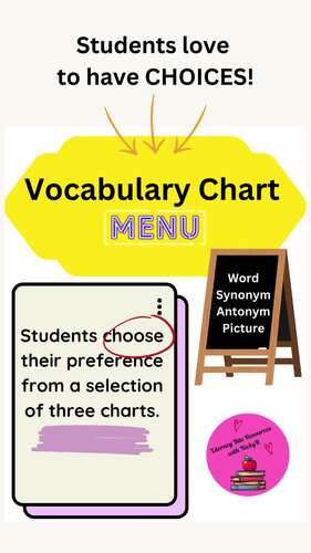 Middle School Vocabulary Charts-Vocabulary Definition Worksheet Templates