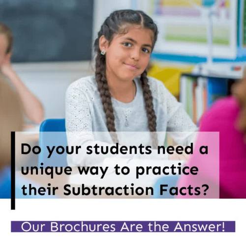 8s Subtraction Brochures | 8s Subtraction Facts Practice Differences to 20