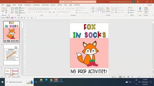 Fox in Socks Activities - Dr Suess Bulletin Board by Teacherinspo123