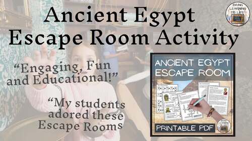Ancient Egypt Escape Room | Social Studies & Ancient History Activity