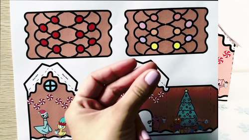 Christmas-3-D Gingerbread House Craft- Elephant and Piggie - Winter ...