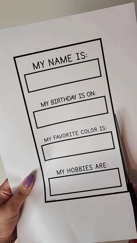 Pencil Writing Craft | Back To School | Dollar Deal | TPT