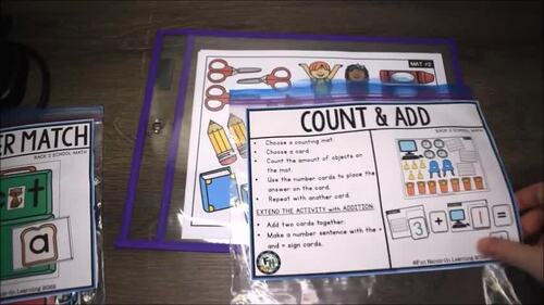 Count & Add Activity | Pre-K & Kindergarten by Fun Hands-on Learning
