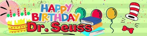 Dr. Seuss Birthday Theme ANIMATED BANNER | VIRTUAL HEADER | GOOGLE ...