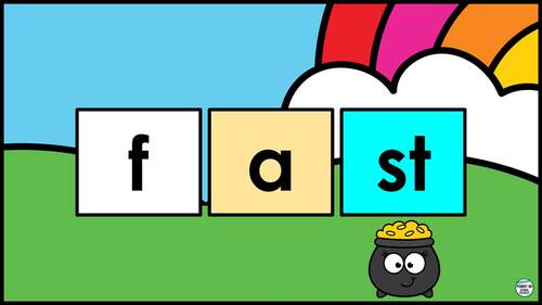 St. Patrick's Day Ending Blends with Short Vowels | Digital CVCC Final ...