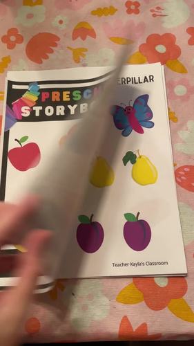The Very Hungry Caterpillar Story Board Characters & Worksheets | TPT