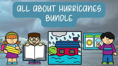 All About Hurricanes Bundle PreK Kindergarten First Second Hurricane ...