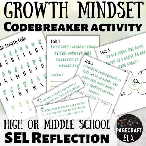 Growth Mindset Codebreaker Project | Crack the Code | Secret Cryptogram