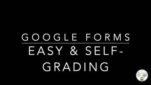 Language Arts Google Forms Self-Grading Bundle | Print & Digital
