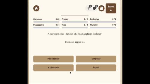 Noun Quest: Parts of Speech Interactive Video Game by Luke Holm | TPT