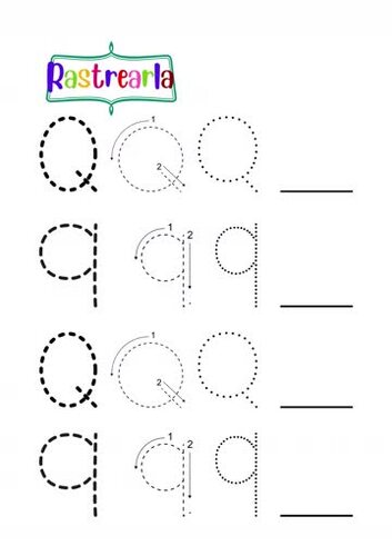 Plan de estudios para niños pequeños | Actividades con la letra "Q"