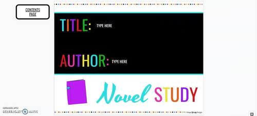 Digital INTERACTIVE Novel Study Activities USE WITH ANY BOOK - Distance ...