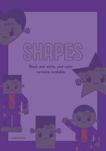 Halloween Frankenstein Shape Craft | Fine Motor Cutting Activity ...