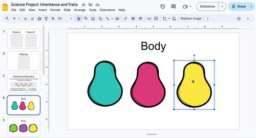 Science Project: Monster Inheritance and Traits by Those Teaching Days