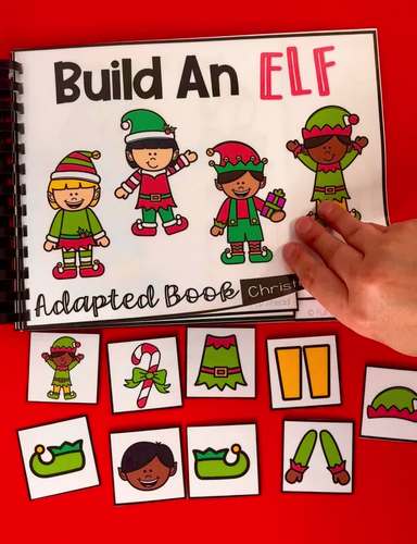 Christmas Holiday Build An Elf Follow Directions Adapted Books Special ...