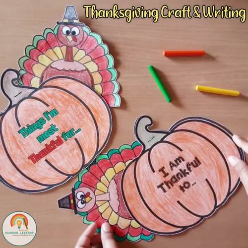 I am Thankful for Activities | Thanksgiving Writing Prompts ...