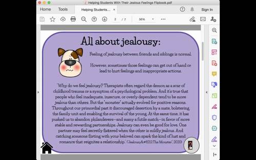 Parent Resources: Digital Flipbook Bundle by Pawsitive School Counselor