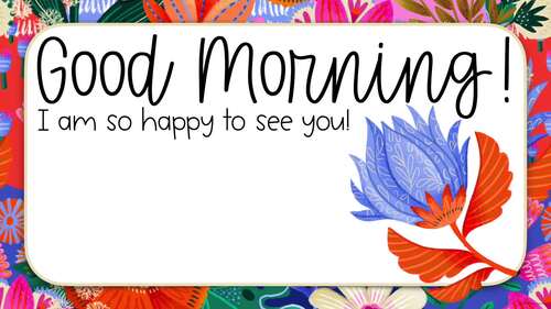 Back to School Google Slides Theme - Daily Agenda Morning Meeting ...