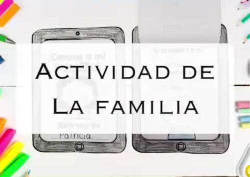 Actividad de la familia | Family Activity in Spanish by Ms Herraiz