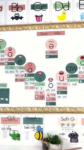 Boho Classroom Decor Bundle | Orton-Gillingham | Science of Reading