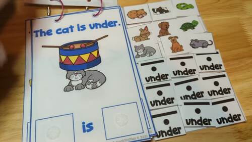 Pet Shop Prepositions Interactive Books- In On and Under by Speech ...