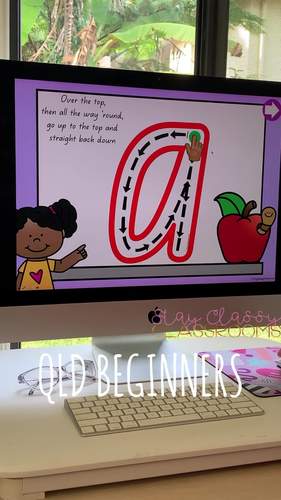 Letter Formation Rhymes Animated PowerPoint | QLD Print & Precursive