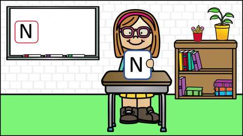 Uppercase Letters Match | Interactive PowerPoint Slide Show by Core ...