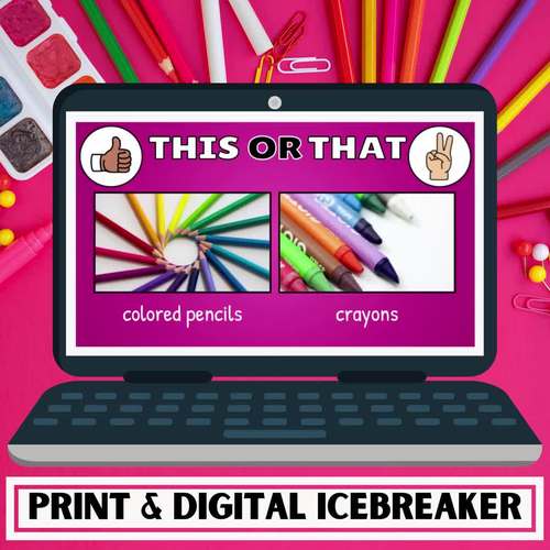 THIS or THAT Icebreaker Activity Bundle in Digital and Print | TpT