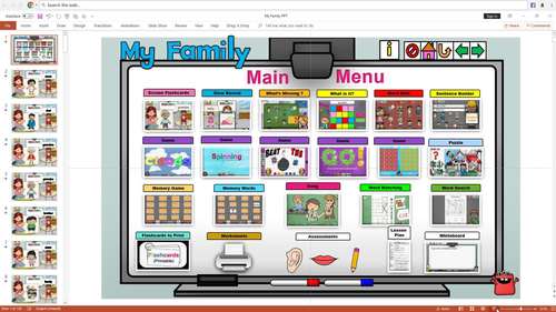 Family - No Prep PowerPoint Lesson by Amanda's ESL | TPT