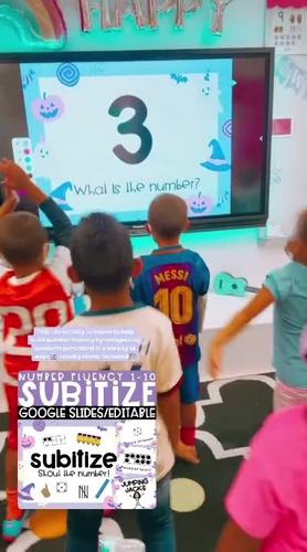 Back to School Number Sense Game | Counting & Subitizing | Kindergarten