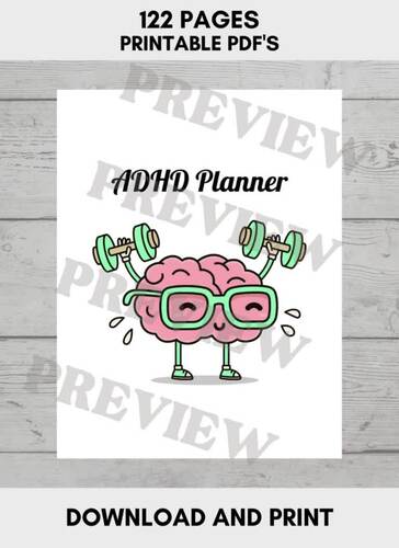 ADHD Planner Adult | ADHD Productivity Planner | ADHD Daily | Weekly ...