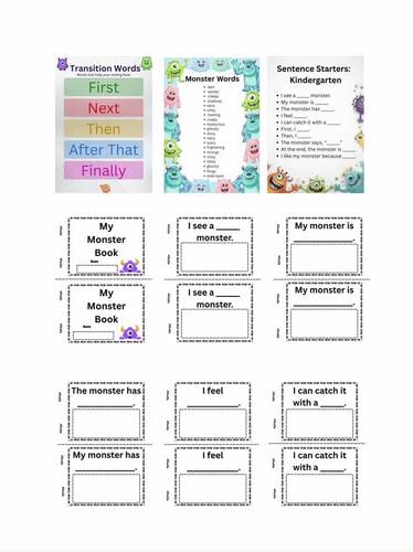 How to Catch a Monster Writing Activities | Halloween Read Aloud