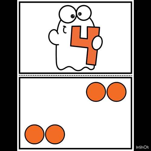 Halloween Subitizing Matching Cards Bundle | Numbers 1–10 Math Center ...
