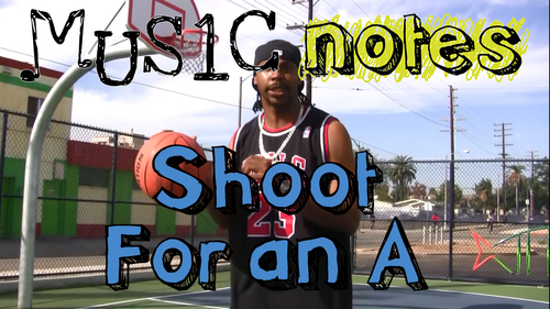 Shoot For an A Song by Music Notes | Teachers Pay Teachers