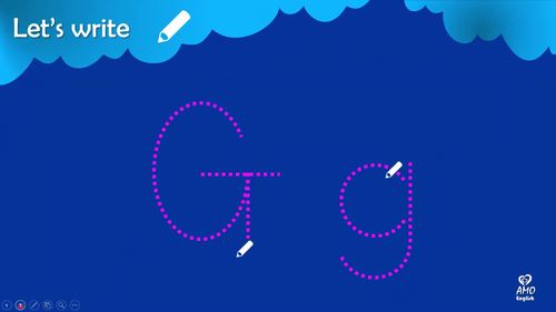 Digital Alphabet Letter G no prep Lesson PPT for Distance Learning