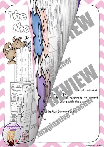The True Story of the 3 Little Pigs (by Jon Scieszka) Book Companion ...