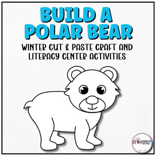 Winter Animal Craft – Polar Bear Cut & Paste | Arctic Writing Prompts ...