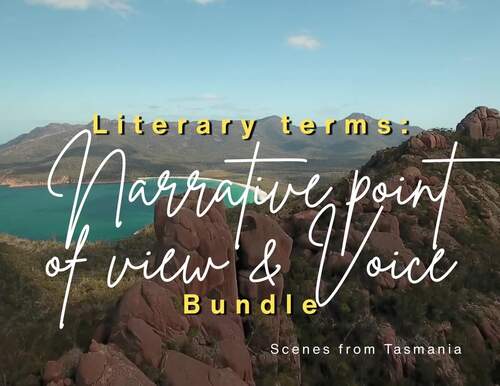 Literary analysis bundle: Voice and narrative point of view by Wattle ...