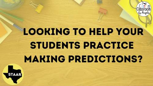 Making Predictions Warm Ups STAAR Short Inference Passages 3rd 4th 5th ...
