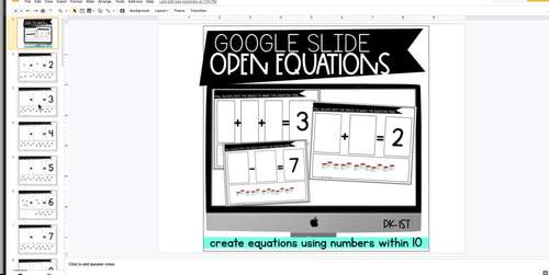 Digital Addition Activity for Google Slides: DISTANCE LEARNING (0-10)