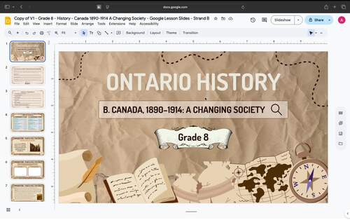 Grade 8 - Canada, 1890-1914: A Changing Society - Ontario History - Google