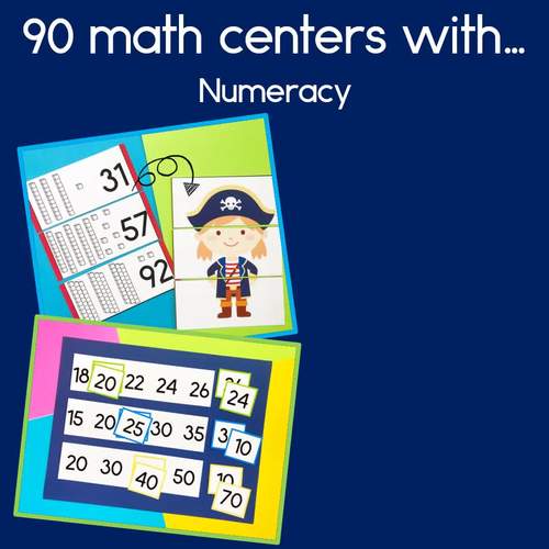 First Grade Math Centers Year Long Bundle | Winter Spring Fall Math ...