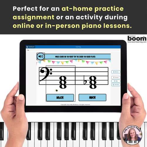 Listening for Major & Minor Chords Digital Ear Training BOOM™ Cards ...