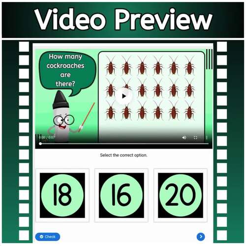 Correct Number: 1-20 (Count and Select) Digital Resources by Schooler's ...