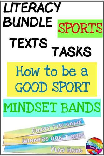 Literacy Texts and Activities for Centres SPORTS THEME by Aussie Waves